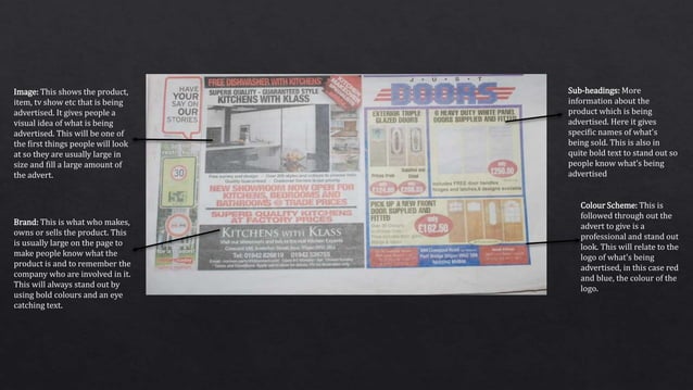 Research into newspaper double page spreads