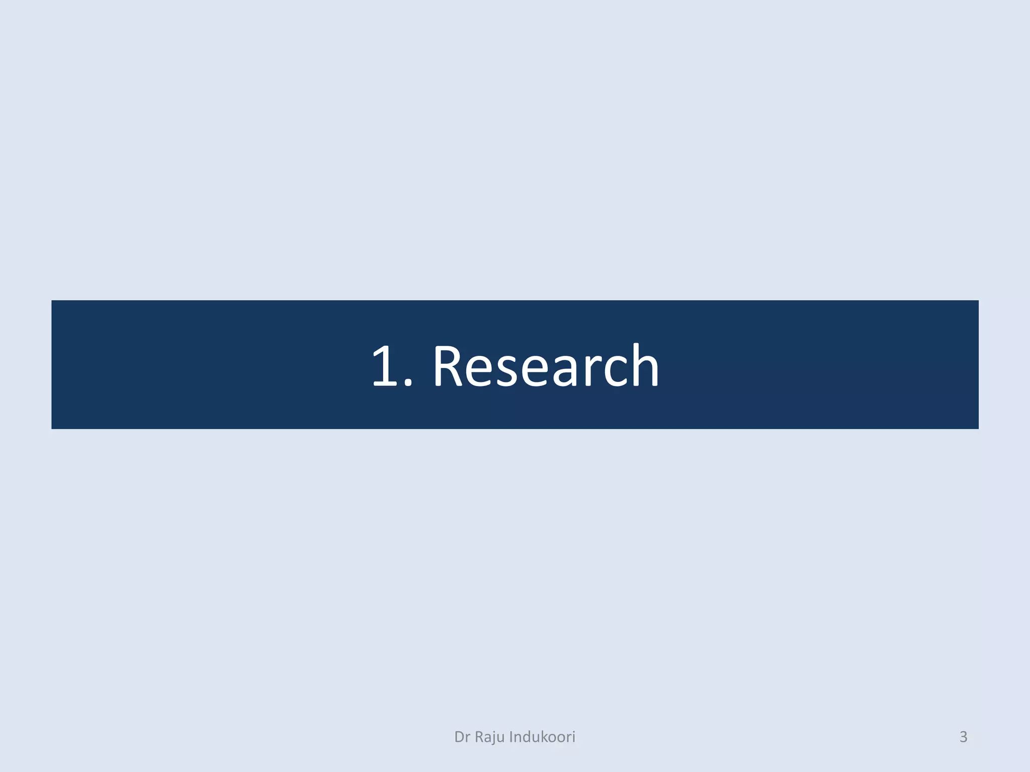 Research introduction | PPT