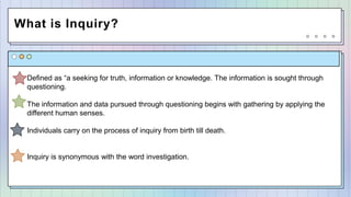 NATURE OF RESEARCH AND INQUIRY | PDF