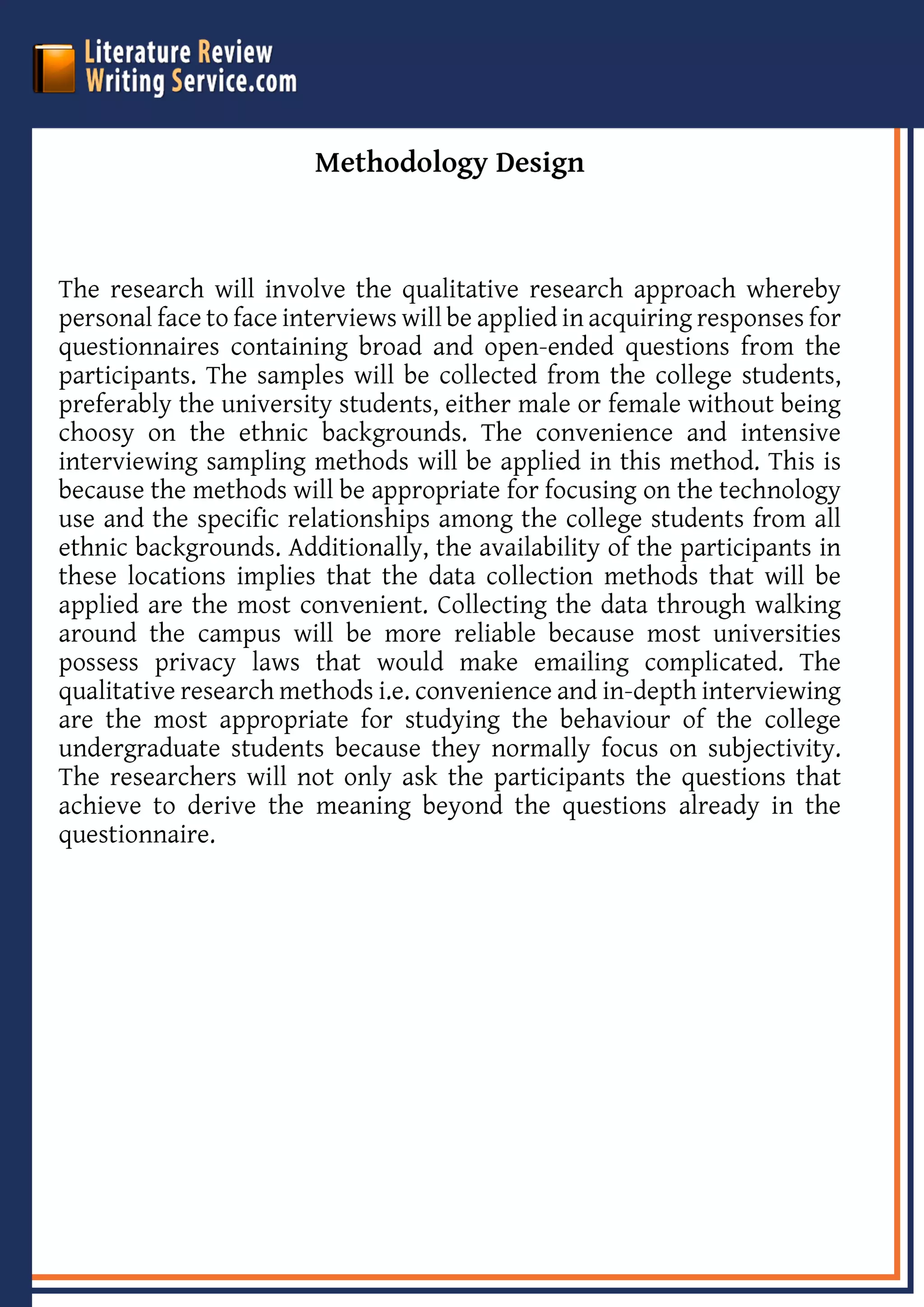 Research Literature Review Sample | PDF