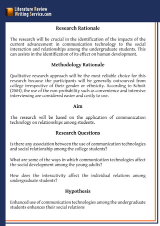 Research Literature Review Sample | PDF