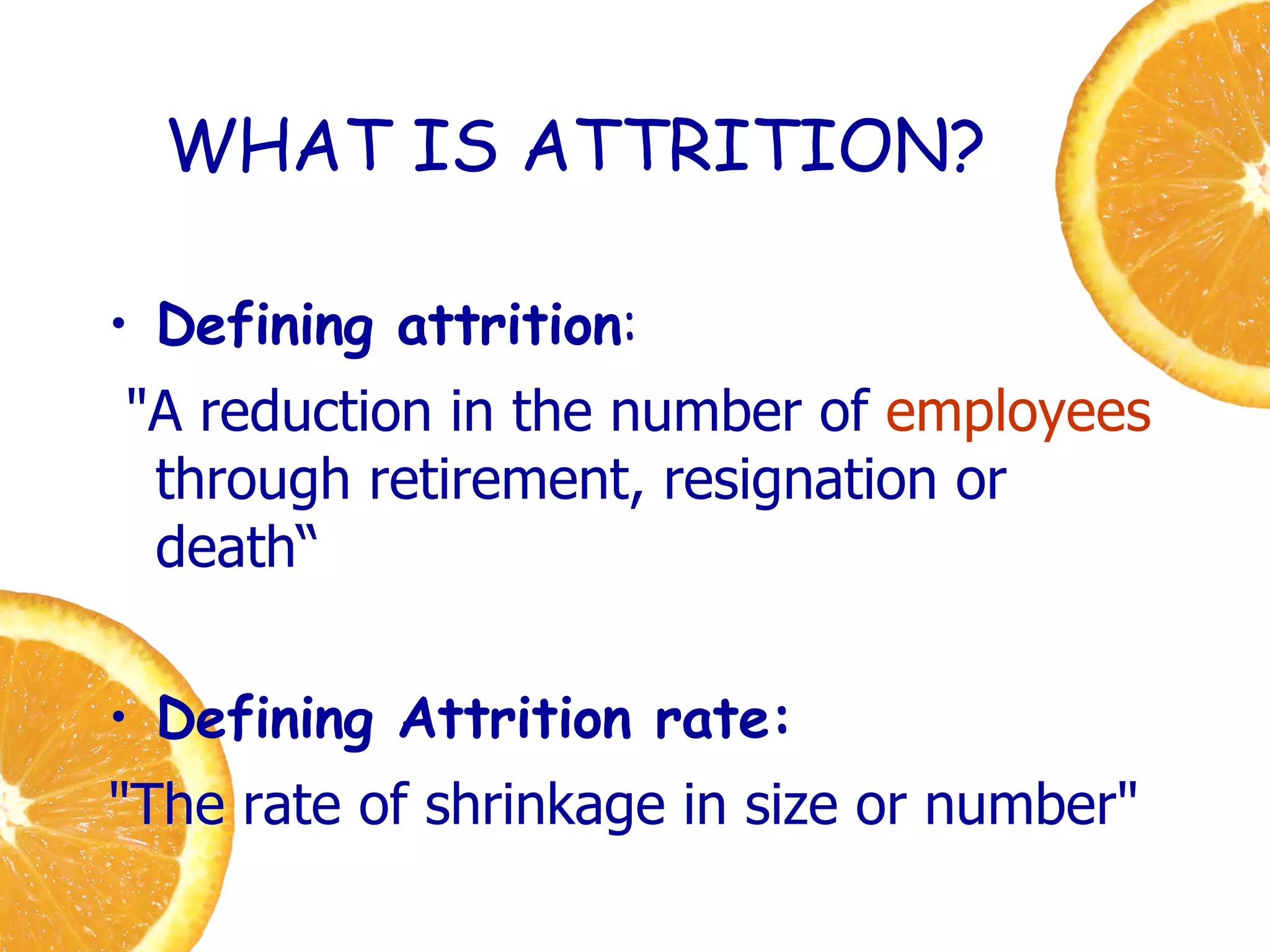 Attrition Rate | PPT