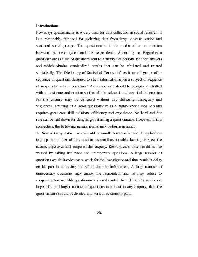 Research methodology