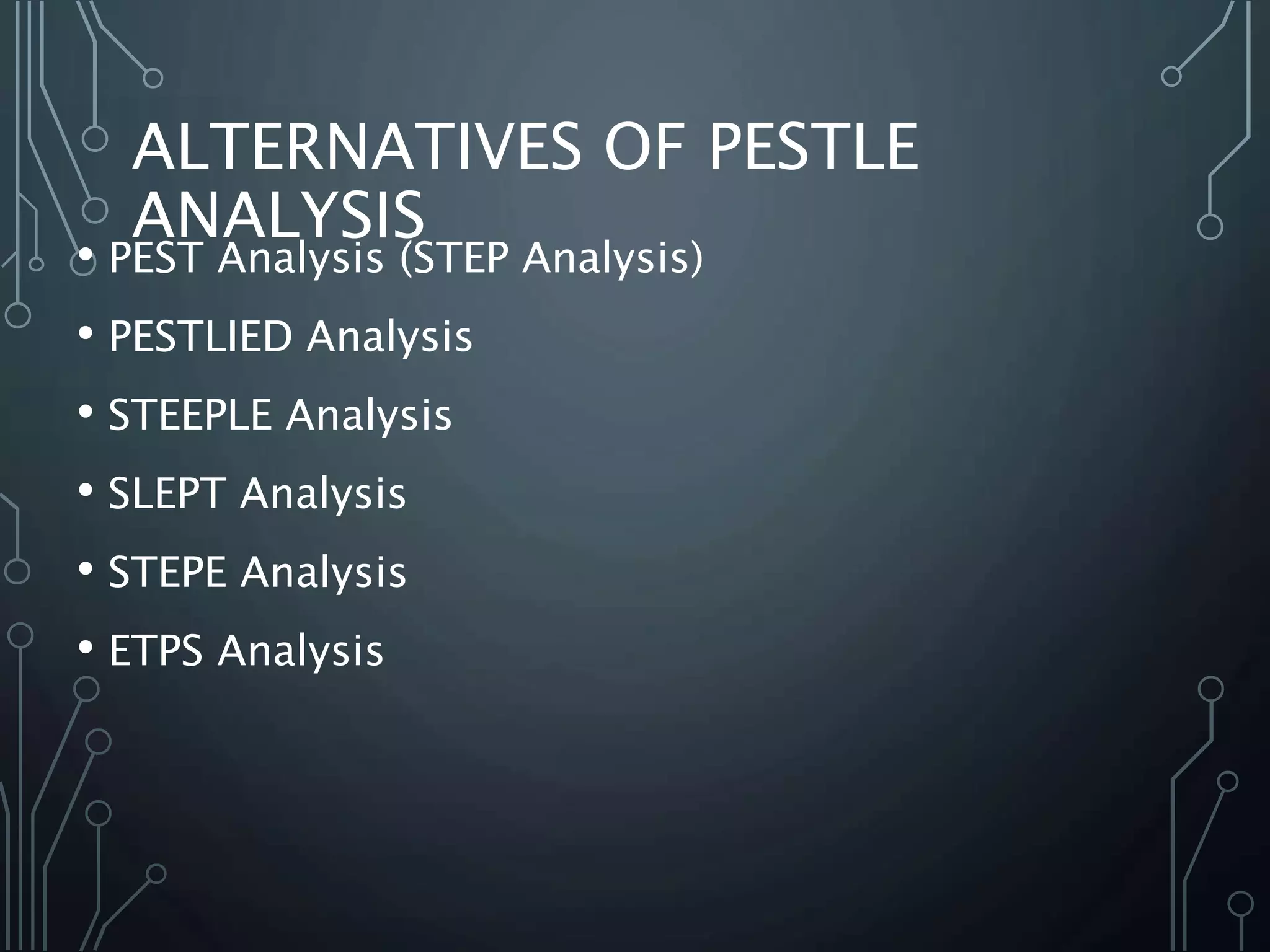 PESTLE Analysis | PPTX