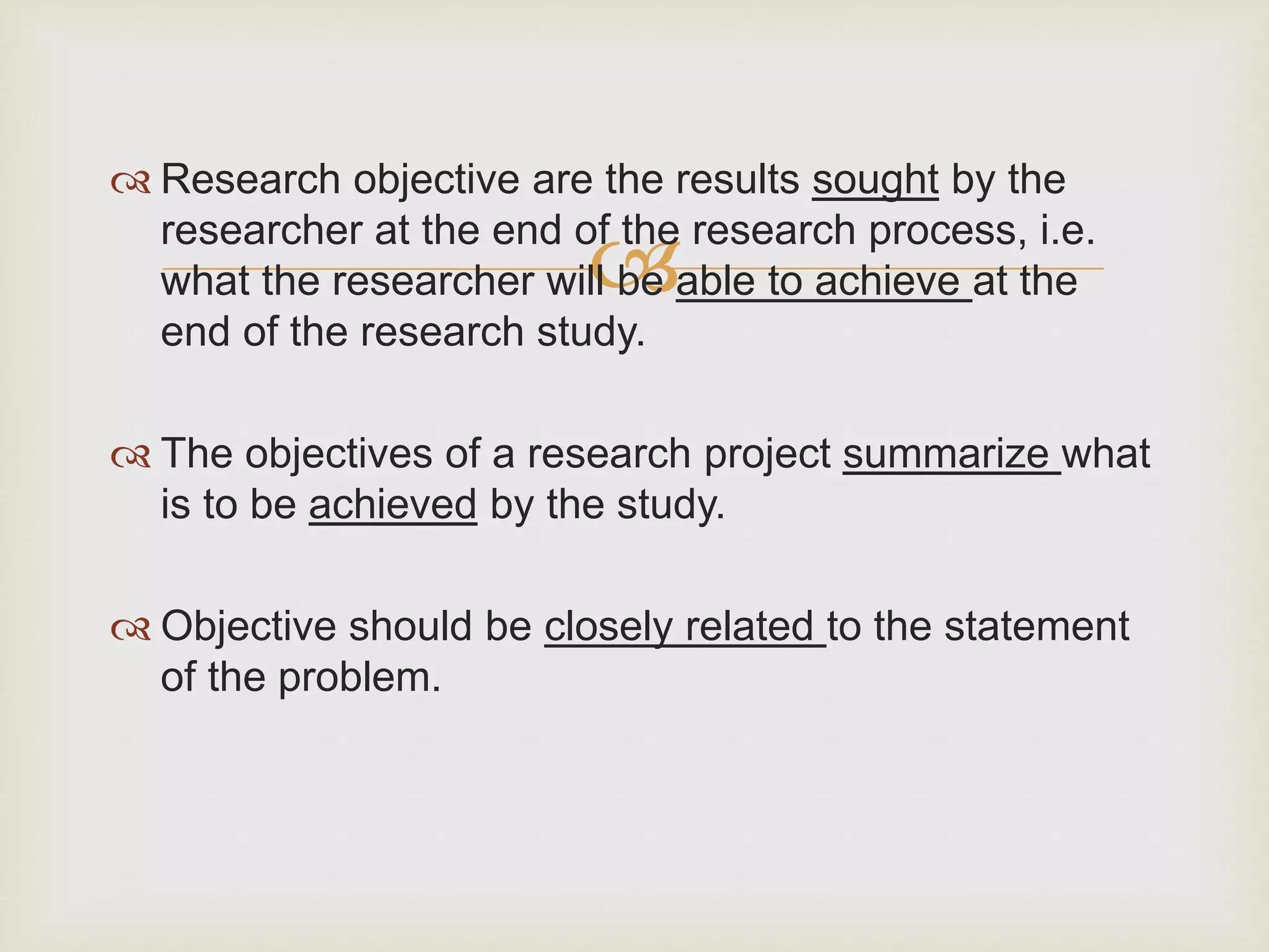 Research objective | PPTX