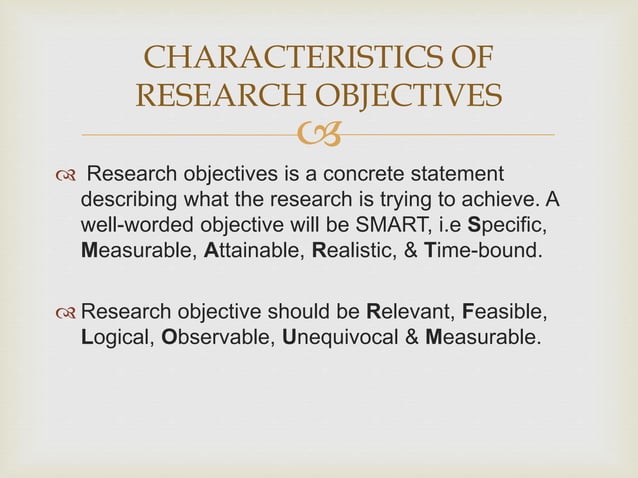 What Is Research Objective And Its Types - Design Talk