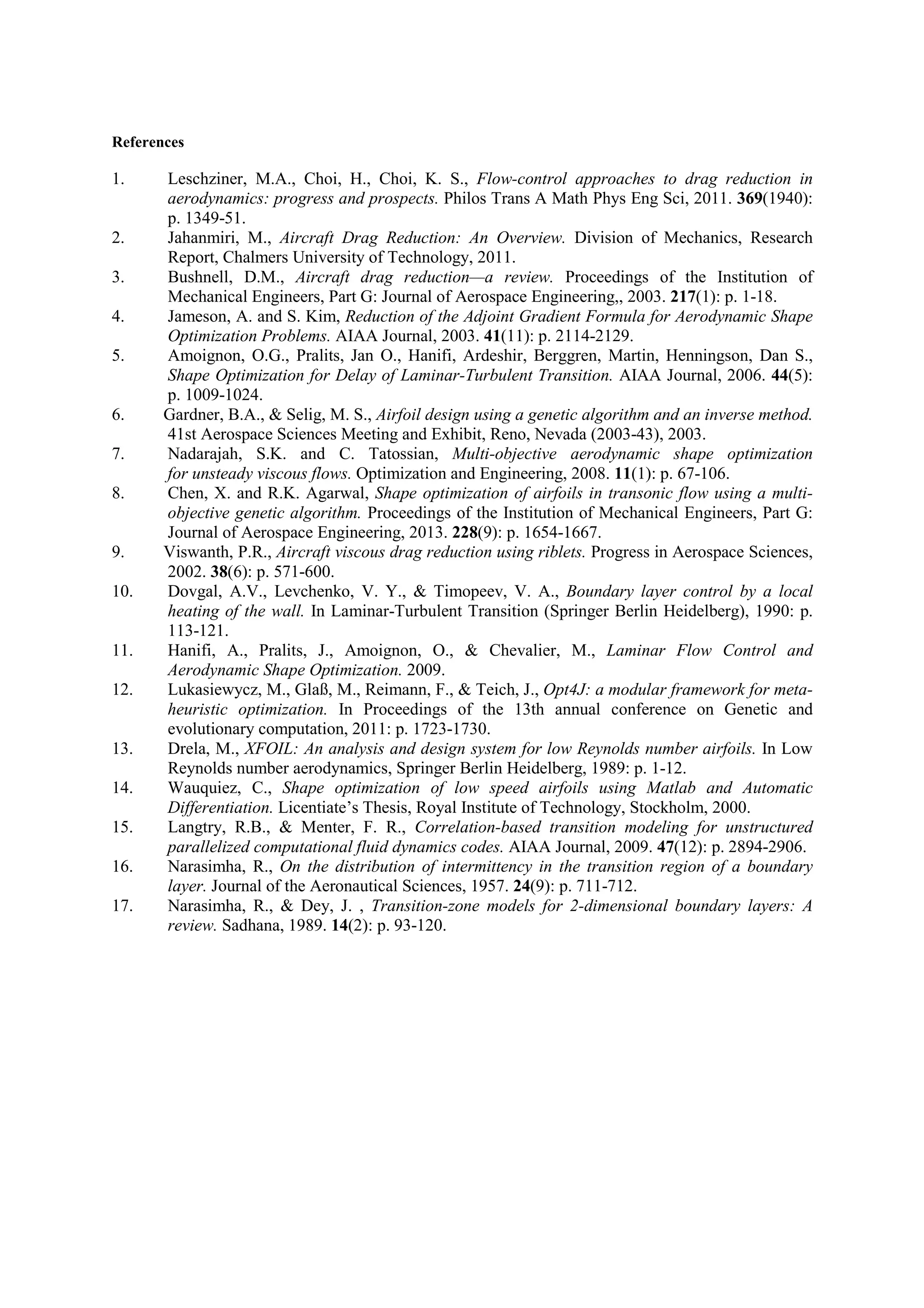 AIROPT: A Multi-Objective Evolutionary Algorithm based Aerodynamic Shape Optimization Tool for ...