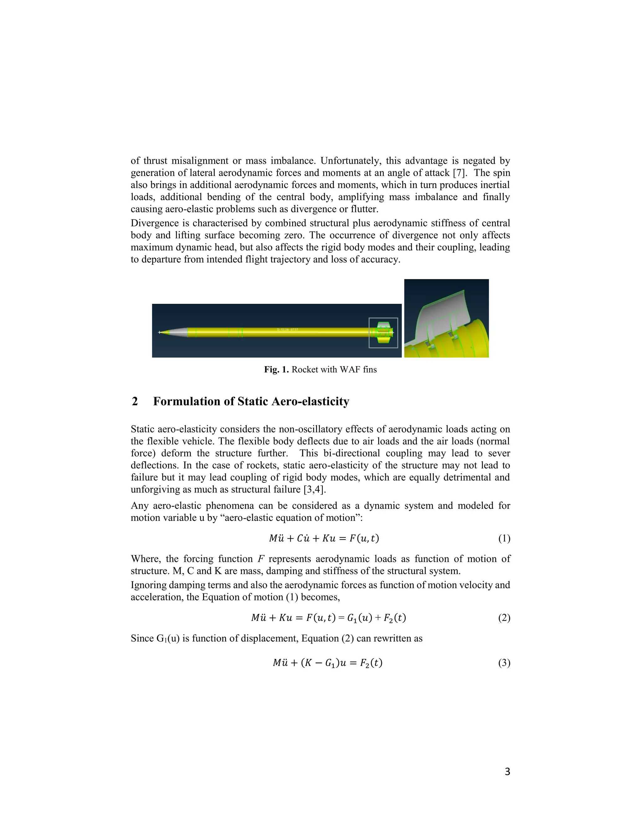 Static Aeroelasticity Analysis of Spinning Rocket for Divergence Speed -- Zeus Numerix | PDF ...