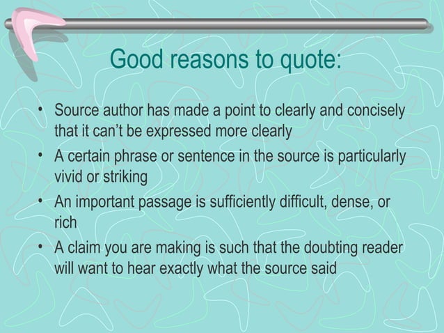 Research Paper Quotations | PPT