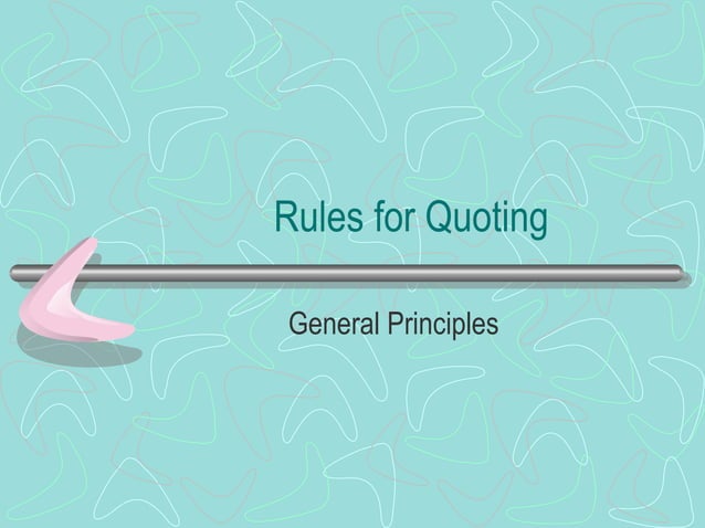 Research Paper Quotations | PPT