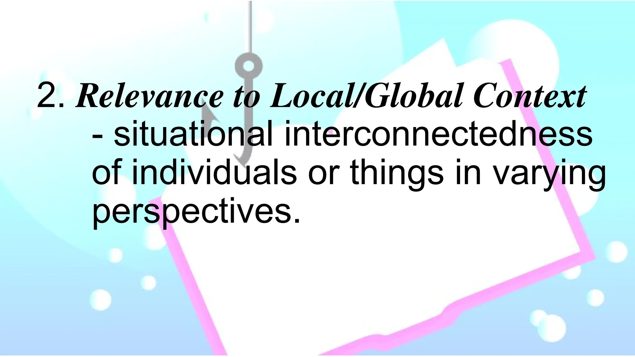 scope and delimitation refer to the boundaries of the study. | PPTX