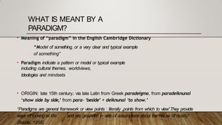 research-paradigms (Advanced Research Methods) | PPTX