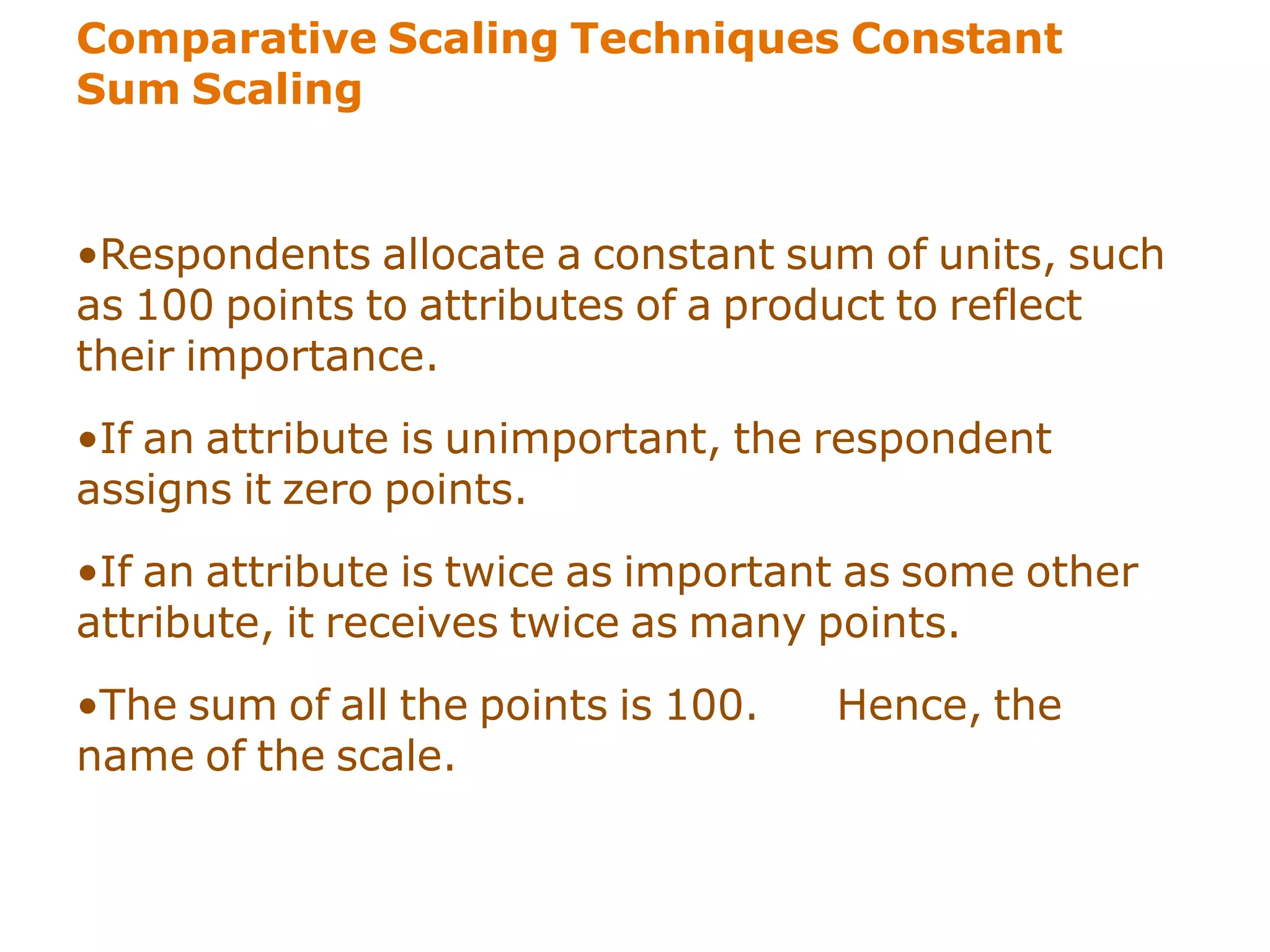 Sampling Techniques, Scaling Techniques and Questionnaire Frame | PPTX