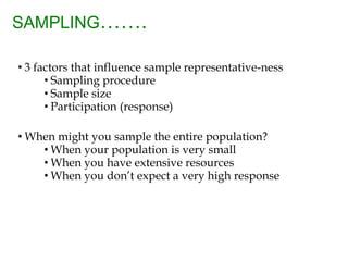 Sampling Techniques, Scaling Techniques and Questionnaire Frame | PPTX