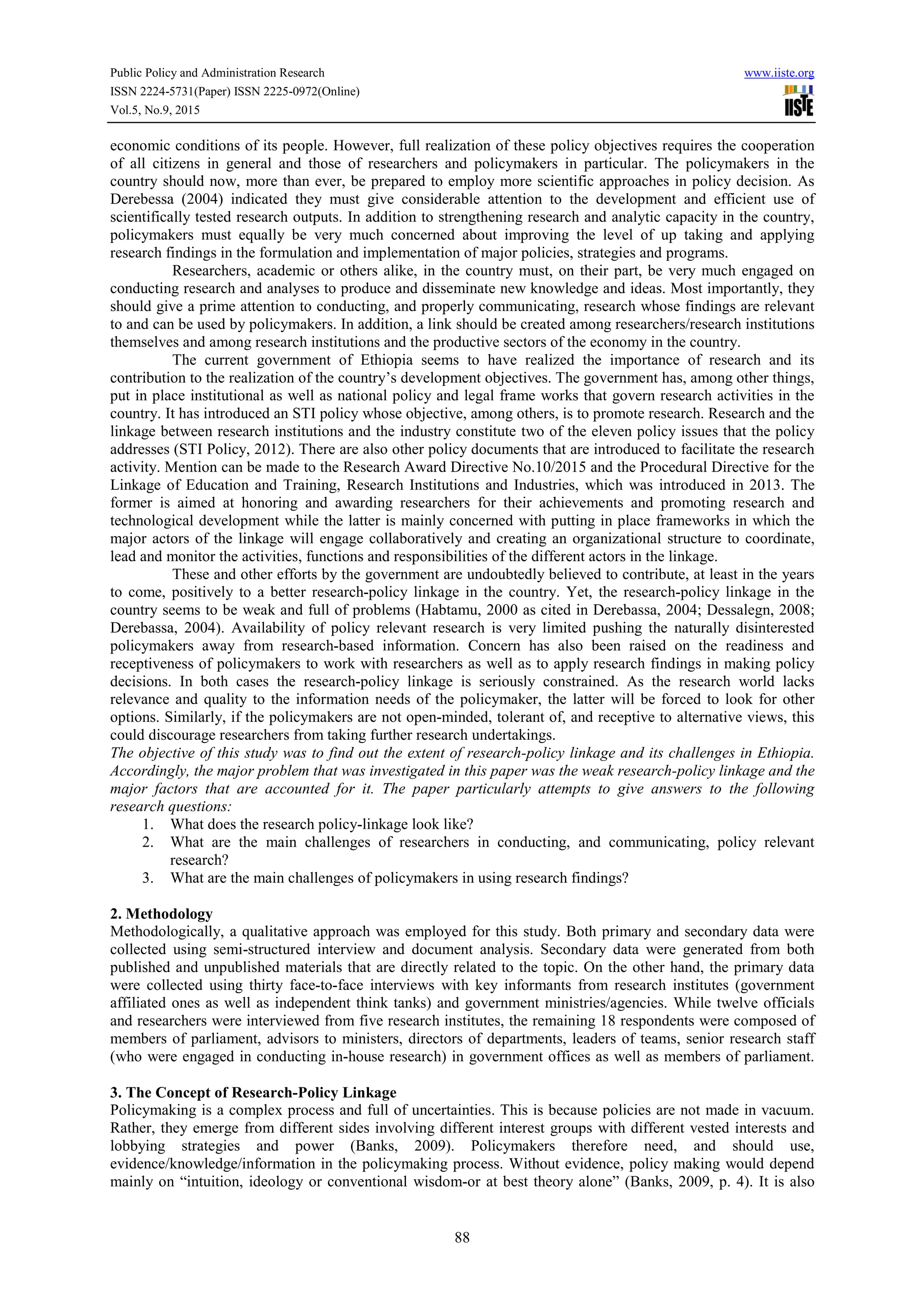 Research-Policy Linkage in Ethiopia.pdf