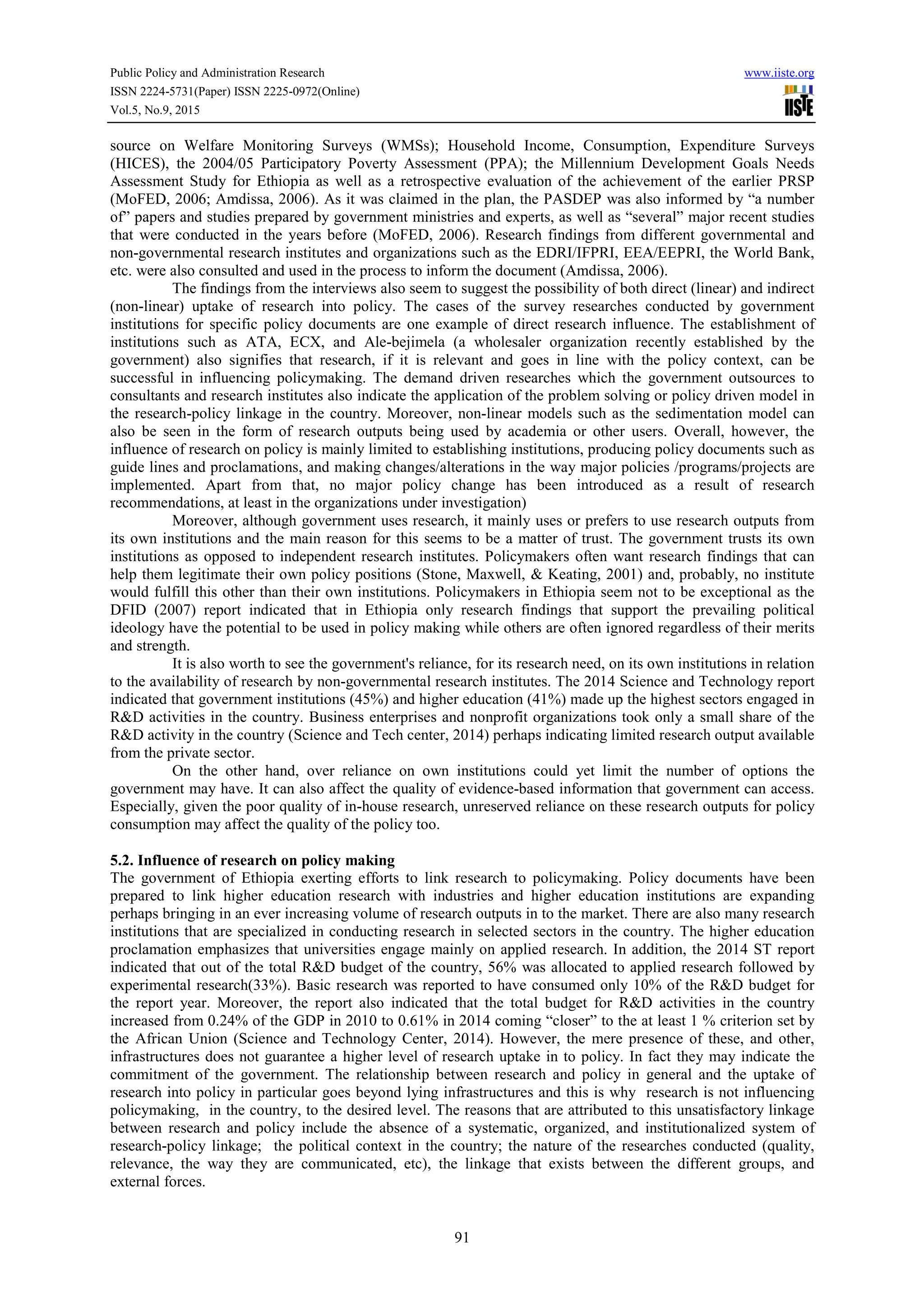 Research-Policy Linkage in Ethiopia.pdf