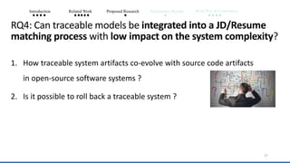 Toward a Traceable, Explainable and fair JD/Resume Recommendation ...