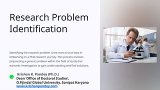 Research-Problem-Identification-process PPT | PPTX