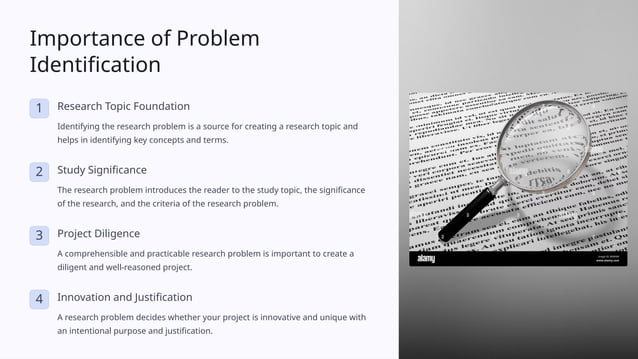 Research-Problem-Identification-process PPT | PPTX | Educational ...