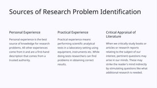Research-Problem-Identification-process PPT | PPTX