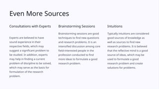 Research-Problem-Identification-process PPT | PPTX