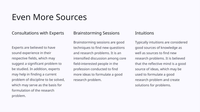 Research-Problem-Identification-process PPT | PPTX | Educational ...