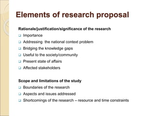 Research Proposal | PPT