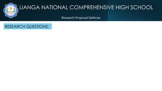 research proposal defense example power point | PPTX