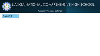 research proposal defense example power point | PPTX