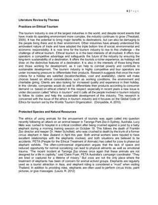 The Ethical Practices of Tourists in Callao Cave | DOCX