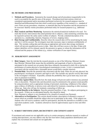 research protocol in medicine | PDF