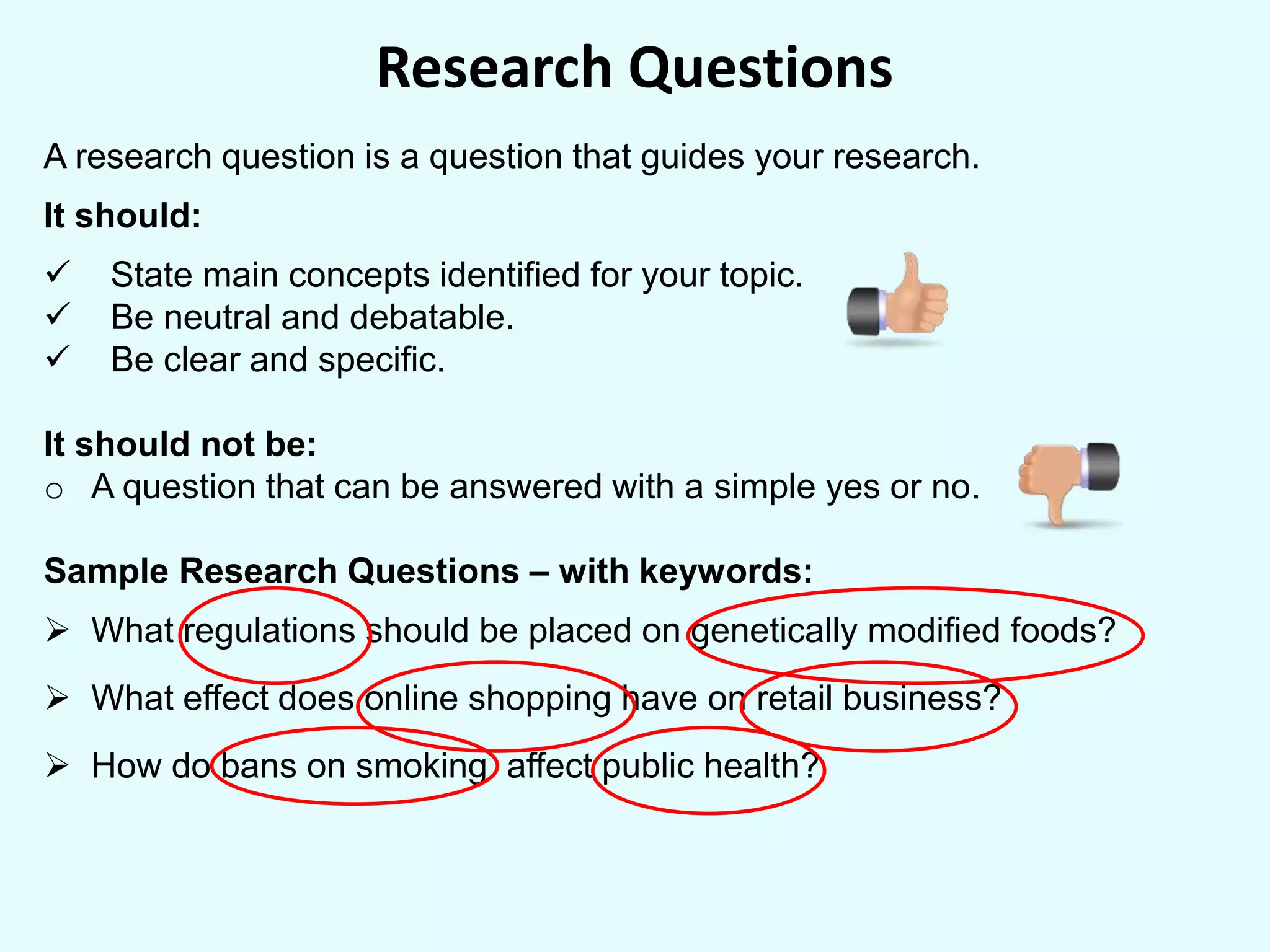 Research questions | PPTX