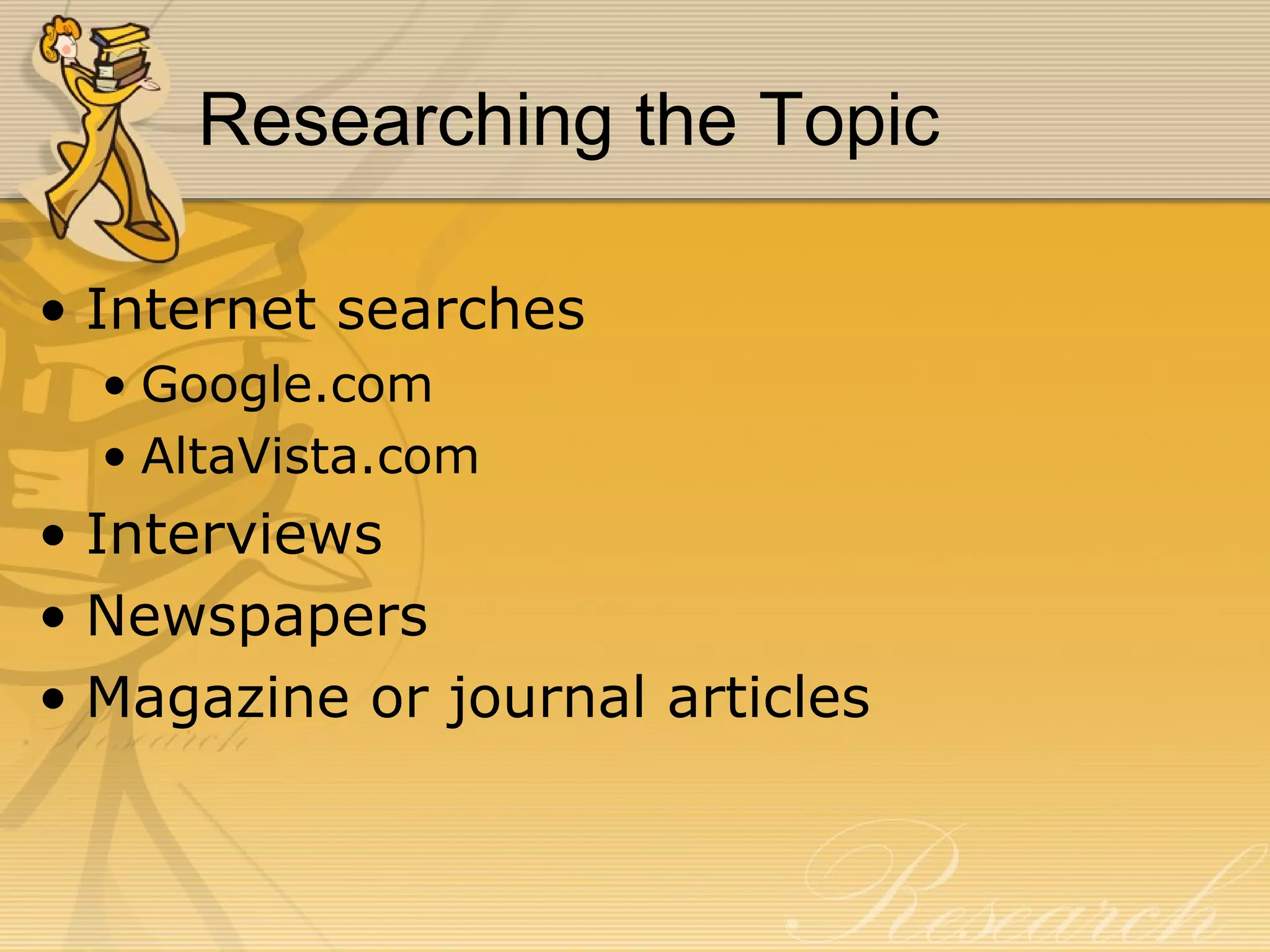Research Report PowerPoint | PPT