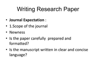 Research papers power point material _-SRM.pptx | Science