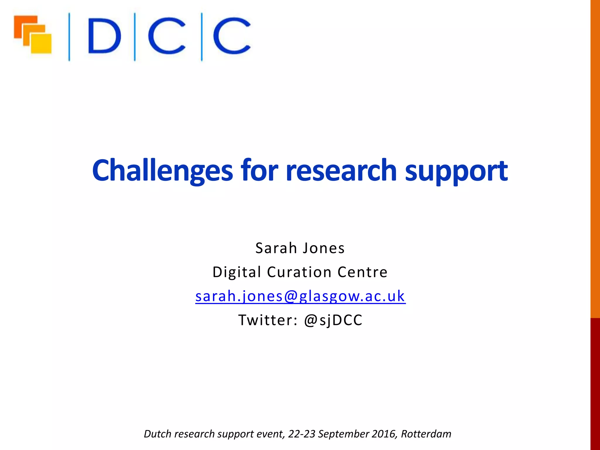 Research support-challenges | PPTX | Information Services Industry ...