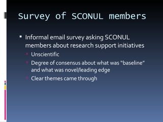 Research Support – Now And Into The Future | PPT