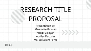 Research-Title-Proposal in education.pptx
