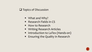 Introduction to Research | PPT