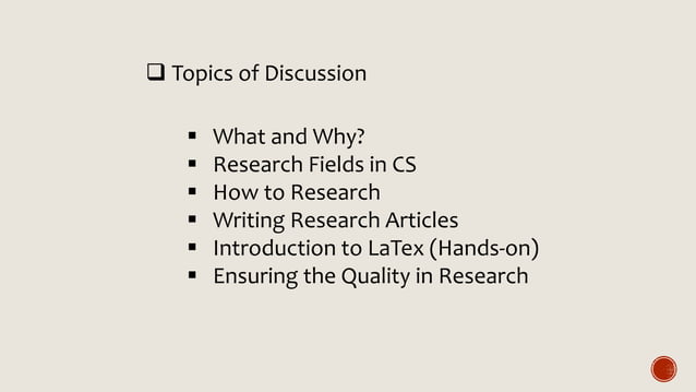 Introduction to Research | PPT