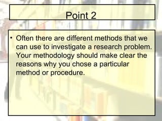 Research Writing Methodology | PPT