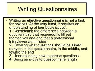 Research Writing Survey | PPT