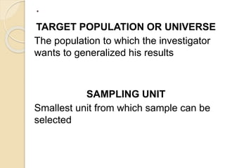 Sampling, Census | PPTX