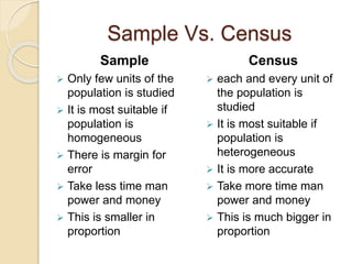 Sampling, Census | PPTX