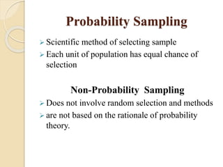 Sampling, Census | PPTX