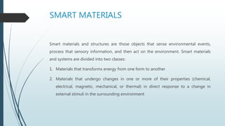 Smart Materials | PPTX