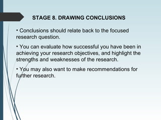 stages of research | PPT