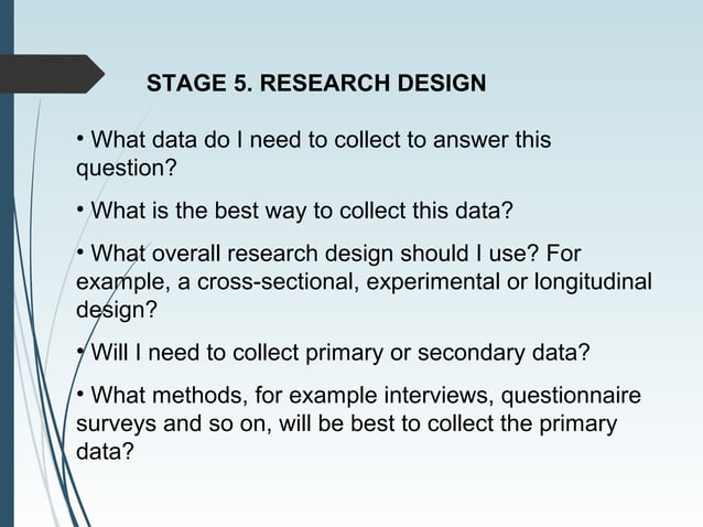 stages of research | PPT