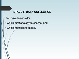 stages of research | PPT