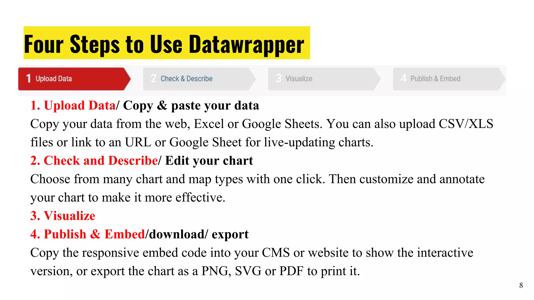 Research 11. change table into data visualization easily | PPTX