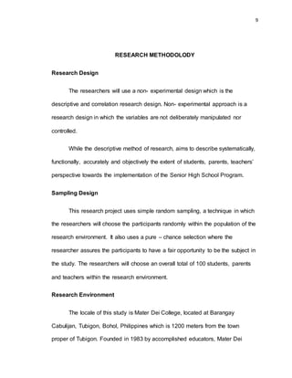 PERCEPTION TOWARDS THE IMPLEMENTATION OF SENIOR HIGH SCHOOL PROGRAM | PDF